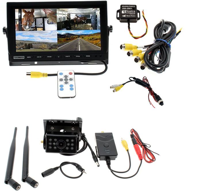Wireless Camera Kit with 10" monitor compatible with Furrion Pre-wire ...