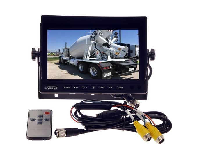 7" AHD HEAVY DUTY Digital Backup Camera Monitor - Camera Source Backup ...