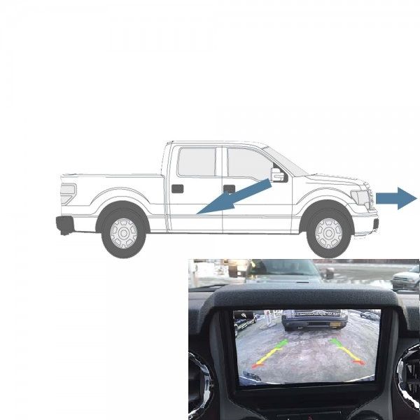 2015 F150 OE Style Front and Side Camera Kit for 8" Display - Camera ...