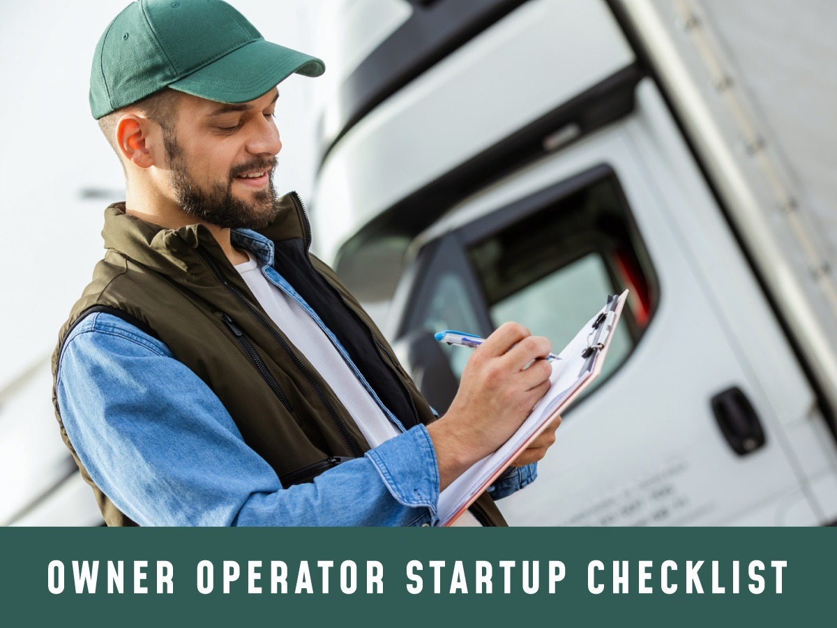 Owner Operator Startup Checklist - Camera Source Backup Cameras